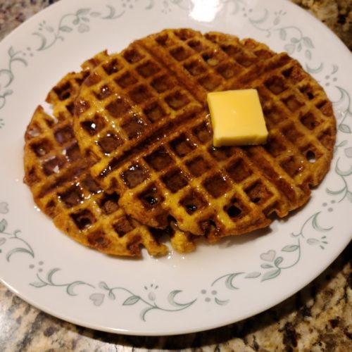 Carnivore Waffles and Keto Maple-flavored Syrup | Get Along Home