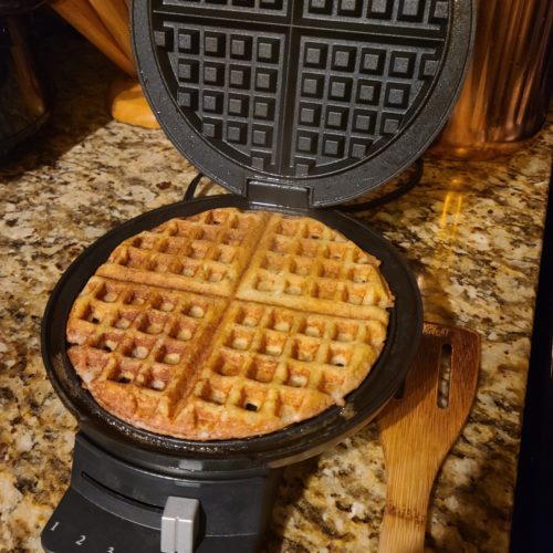 Carnivore Waffles and Keto Maple-flavored Syrup | Get Along Home